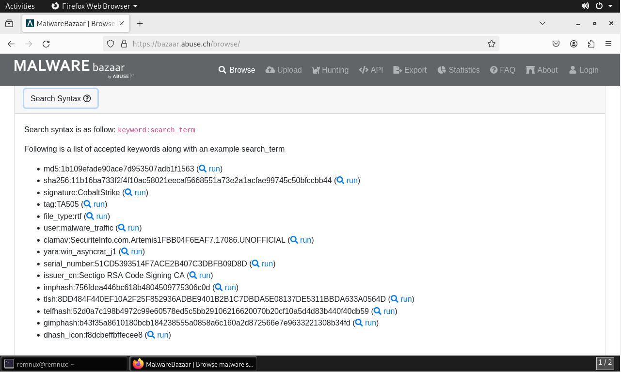 Descargar Muestras de Malware desde MalwareBazaar | Alonso Caballero / ReYDeS