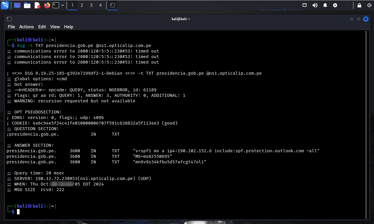 Obtener el SPF, DKIM, y DMARC utilizando el Comando dig | Alonso ...